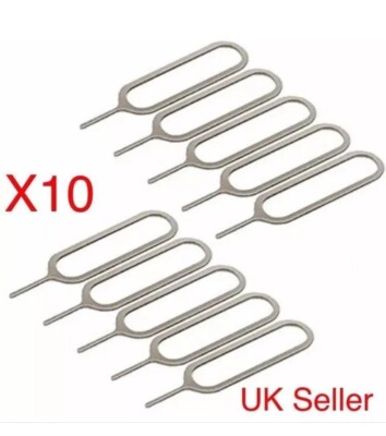10 X Sim Ejector Card Removal Tray Pin Opener Tool For iPhone 5 6,6s 7 ...