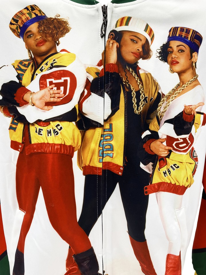 Salt N Pepa Jacket 8 Ball Idol Maker Salt N Pepa Push It Video 90s Rap ...