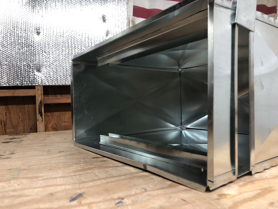 20 X 20 X 30 W/Filter Rack Return Air Duct Plenum-26 Gauge, HVAC Duct ...