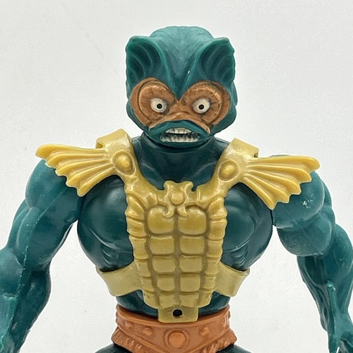 Rare 1982 MERMAN Vintage HE MAN MOTU Mattel Action Figure TAIWAN Soft ...
