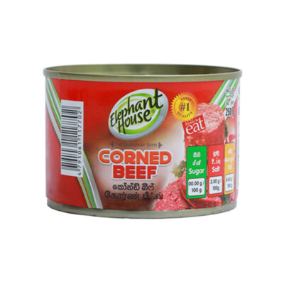 MRE Elephant House Canned Beef With Corn 250 g From Sri Lanka Free ...