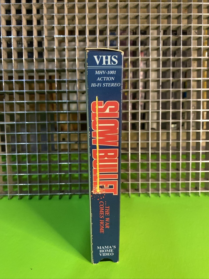SLOW BULLET-VHS Mamas Home Video•SOV•RARE• Cult Action Vietnam 241 ...