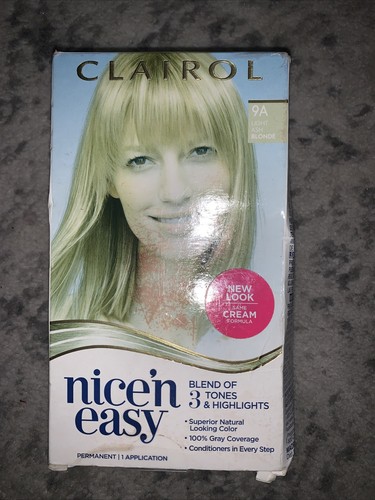Clairol Nice 'N Easy Permanent Hair Color 9A Light Ash Blonde | eBay