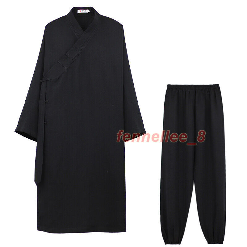 Wudang Taoist Robe Kung Fu Martial Arts Wing Chun Tai Chi Linen Uniform ...