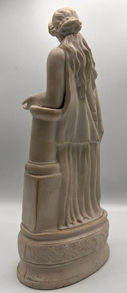 Nineteenth Century Parian Statue of the Goddess Hera In Repose Marked ...