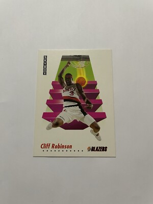 1991-92 Skybox Basketball Card #241 Cliff Robinson Portland Trail ...