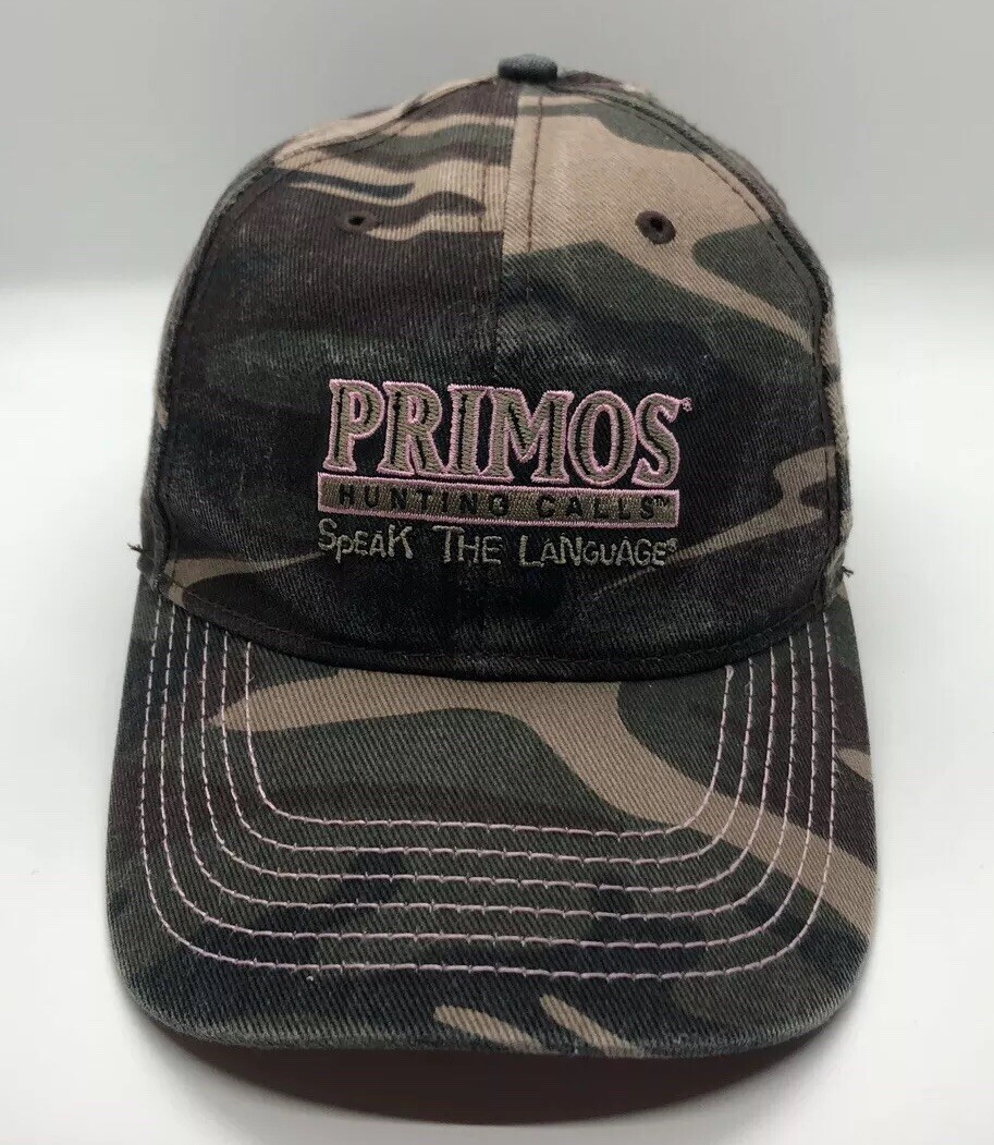 Primos Hunting Calls Speak Tbe Language Cap Hat Adjustsble Camo Cotton ...
