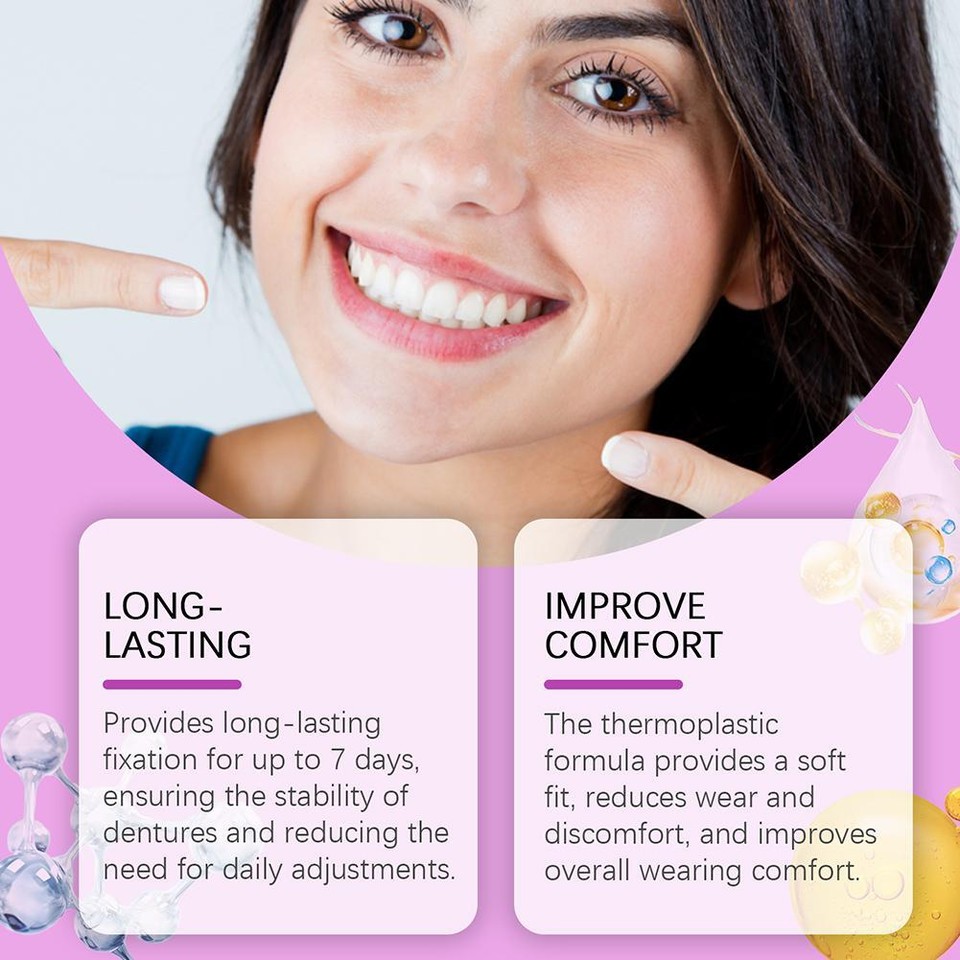 1*Denture Adhesive Cream 20g Strong Hold Glue For Cull& Partial False ...