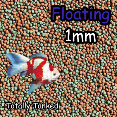 TANKED Goldfish & Koi Pellets 1mm 16KG Floating Fish Food Tank Pond ...