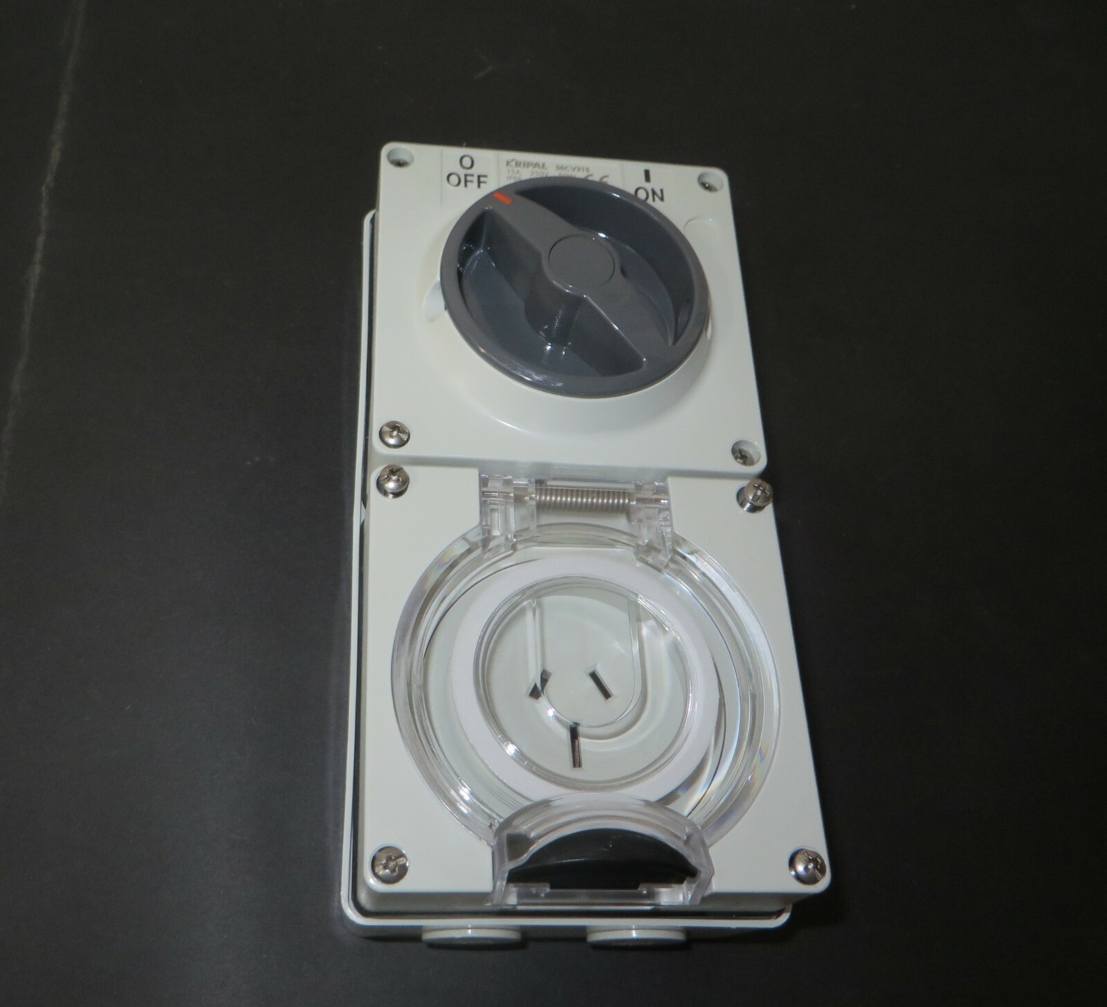 15 Amp 3 Pin Power Point Switched Socket Combination Outlet ...