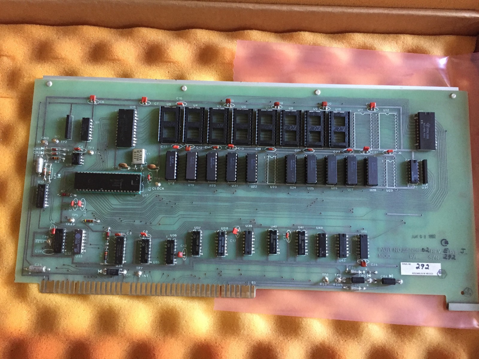 LEM 0357-2040-02 Rev E,CPU PCA PC LOGIC BOARD 0357-2040-02,03572040-02 ...