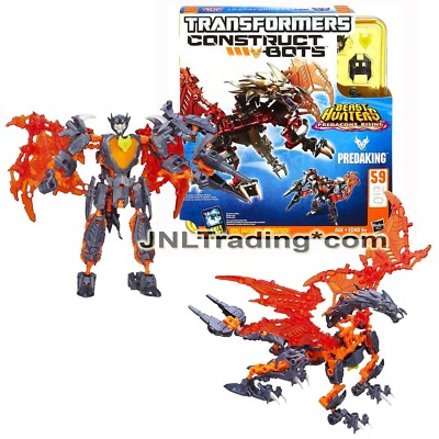 Year 2013 Transformers Construct-Bots Beast Hunters Predacons Rising ...