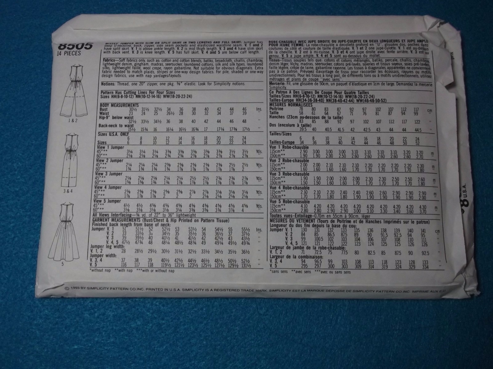 Simplicity Patterns (W) ~ All Patterns are Size 10-16 ...