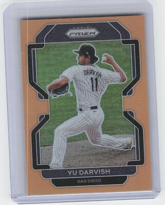 2021 Panini Prizm Yu Darvish #180 Orange Prizm /100 Padres | eBay