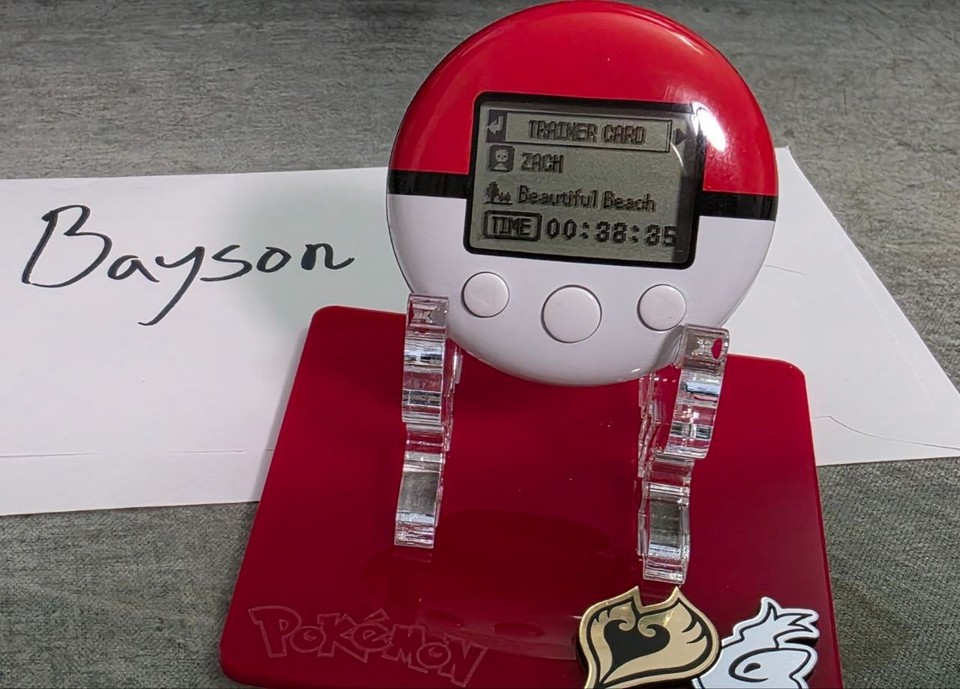 Authentic Pokewalker USA New Battery +display (Pokemon Soul Silver ...