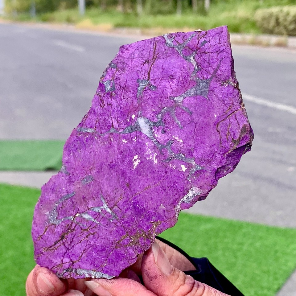 216G Natural dream Purple purpurite slab Mineral Specimen Healing from ...