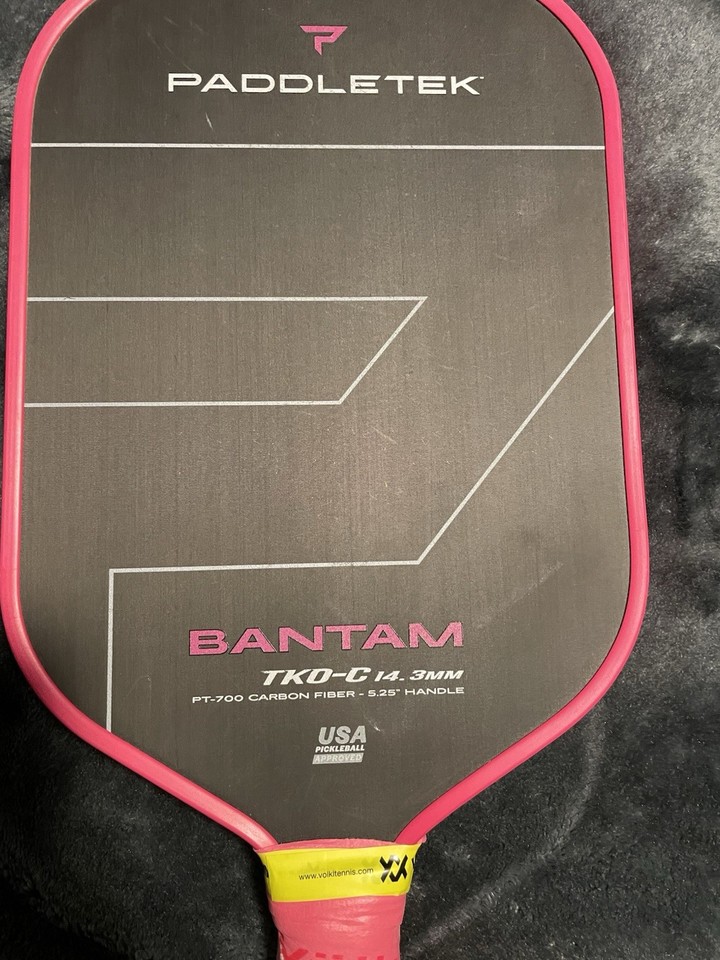 Paddletek Bantam TKO-C 14.3mm Pickleball Paddle Carbon - Christian ...