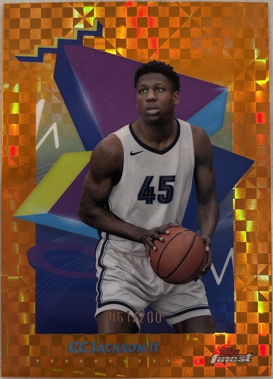 2024-25 Topps Finest - Uncommon GG Jackson, GG Jackson #143 Orange X ...