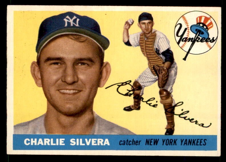 1955 Topps Baseball #188 Charlie Silvera EX/MT *gg1 | eBay