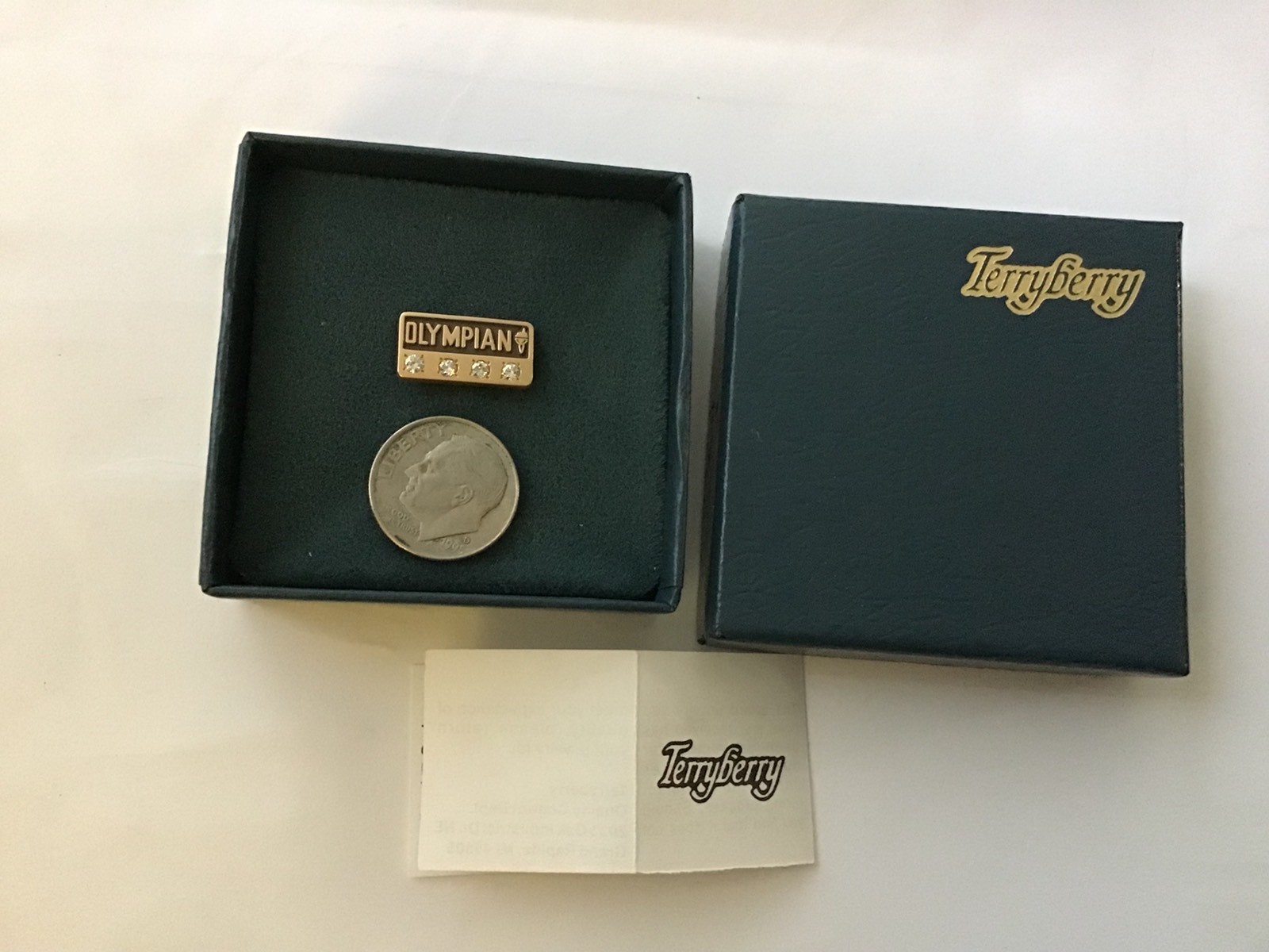 Vintage Terryberry Olympian Oil Company 30 Year Pin | eBay