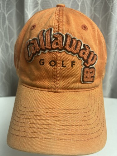 Vintage Callaway Golf V Orange 82 Hat/Cap Shows Wear but a favorite of ...