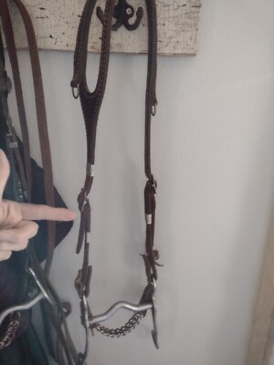 1970 Vintage Split Ear Western Working Bridle | eBay