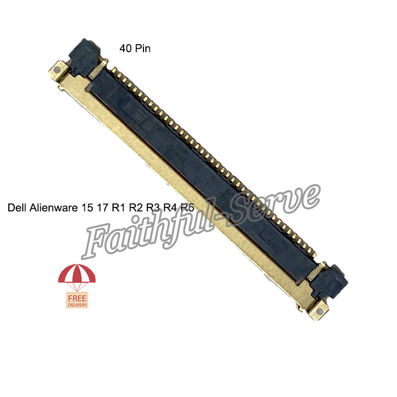 40Pin LCD Cable Connector on Logic Board For Dell Alienware 15 17 R1 R2 ...