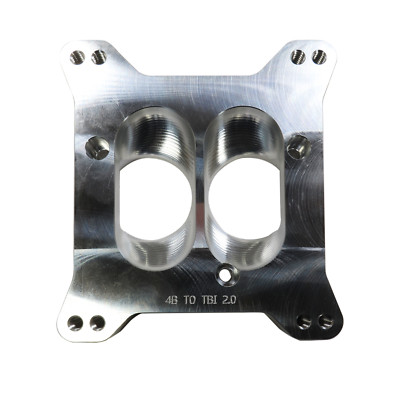 Holley Edelbrock Carburetor Onto TBI Intake Manifold Adapter 2" Dual ...