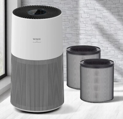 WINIX C610 360° All-in-One 4-Stage True HEPA WiFi Air Purifier with ...