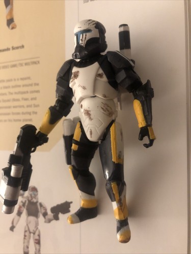 STAR WARS Republic Clone Commando Scorch Delta Squad 3.75” Figure ...