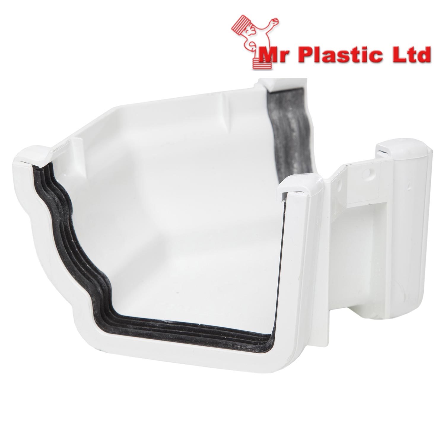 Polypipe 117mm Sovereign High Capacity Rainwater Gutter Fittings in ...