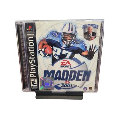 Madden NFL 2001 PS1 Sony PlayStation 1, 2000 PSOne PSX CIB Black Label ...