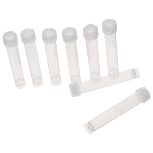 10pcs Plastic Science Tubes 10ml Burette Vial Test Tube Laboratory ...