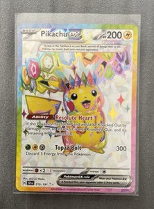 Pikachu ex 2024 Scarlet & Violet: Surging Sparks #219/191 Ultra Rare ...
