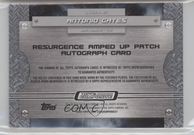 2023 Topps Composite Pink Power Surge Refractor /10 Antonio Gates Patch ...