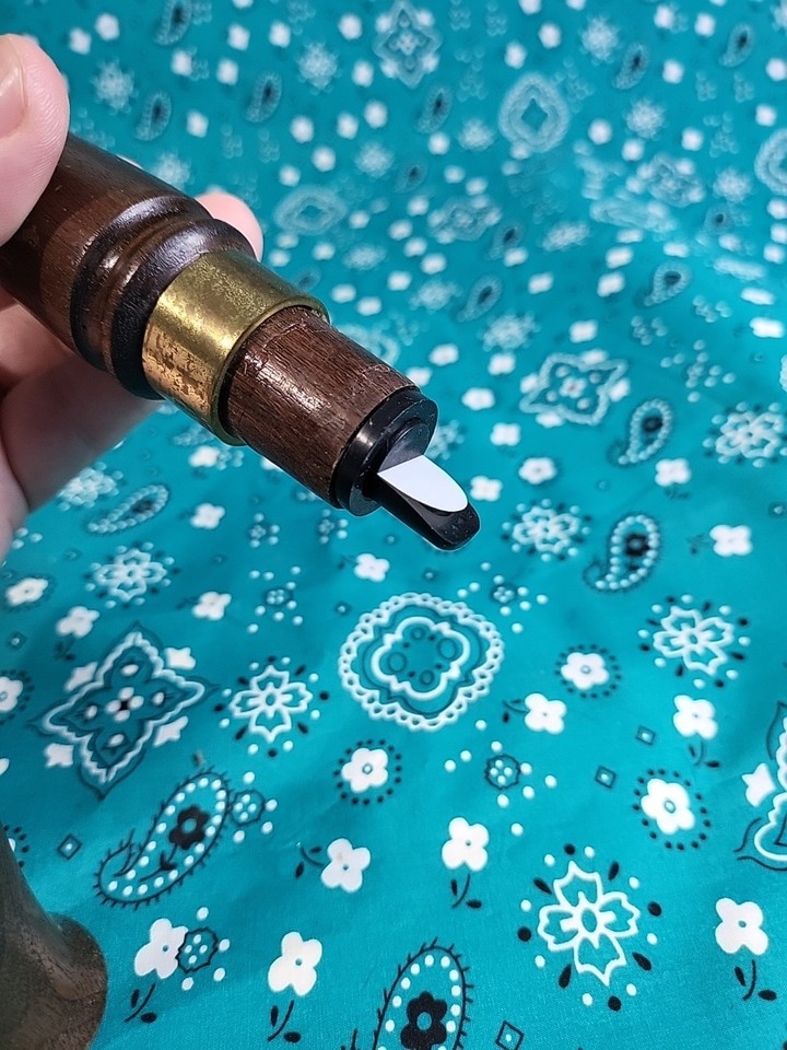 VINTAGE WOOD BARREL CANADA GOOSE FLUTE CALL GOOSE CALL | eBay