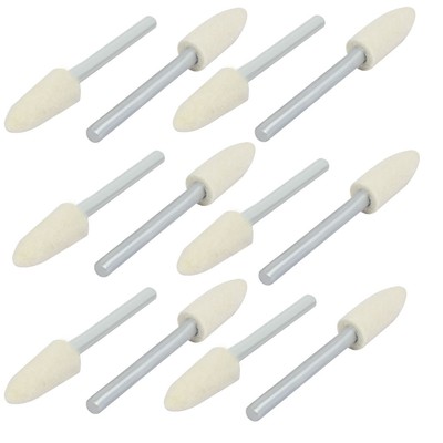 6mm Dia Cone Head 3mm Shank Abrasive Mounted Points Polishing Buffing ...