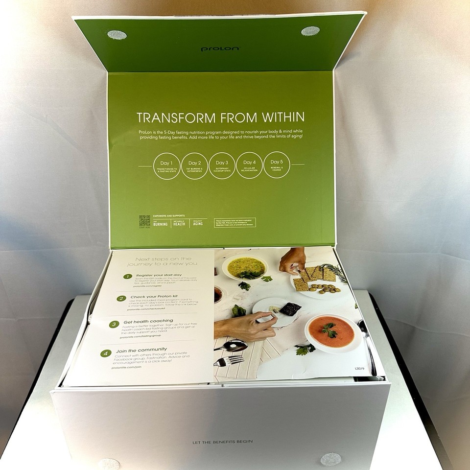 PROLON- 5 Day Fasting Mimicking Diet:Meal Program -Brand New In Box-EXP ...