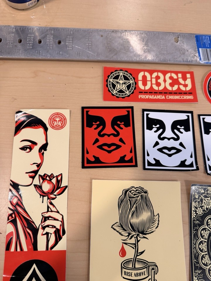 OBEY Shepard Fairey Sticker Lot – 10*-Piece Pack – Andre the Giant ...