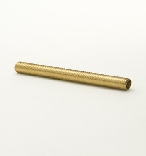 M10 x 75mm Brass Thread Hollow Threaded Rod Tube For Bulb Lamp Holders ...