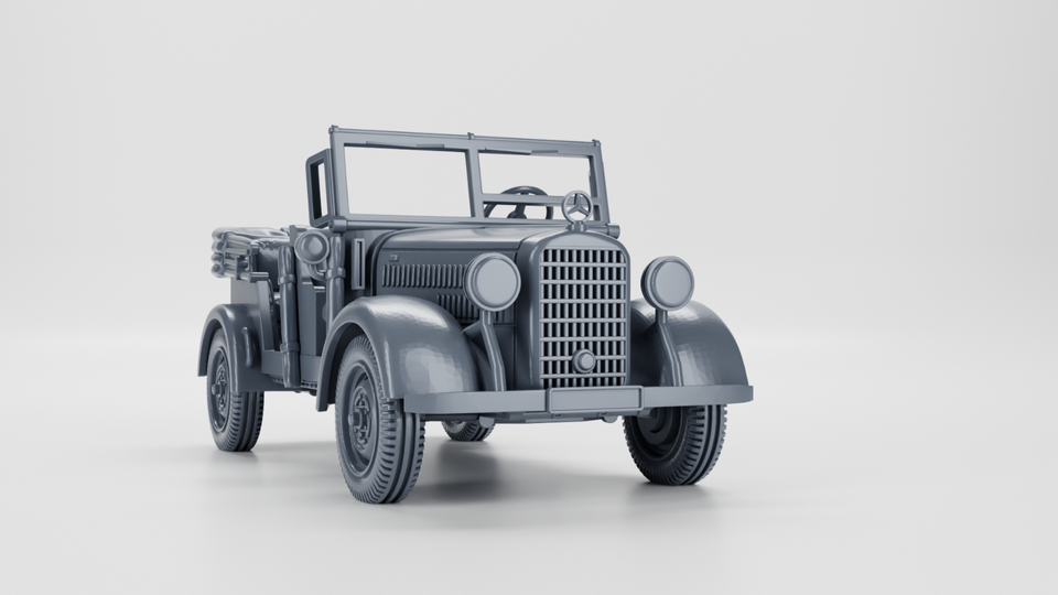 WW2 GERMAN MERCEDES-BENZ W152 (TYPE G5) , 3D PRINTED, MANY SCALES ...