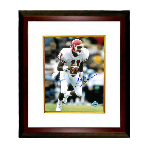 Andre Ware signed Houston Cougars 8x10 Photo Framed (white jersey ...