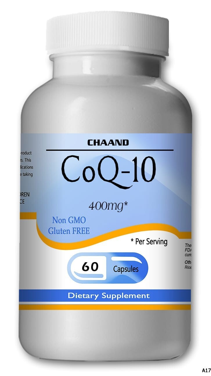 CoQ-10 CoEnzyme Q-10 400mg Serving Super High Potency Big Bottle 120 ...