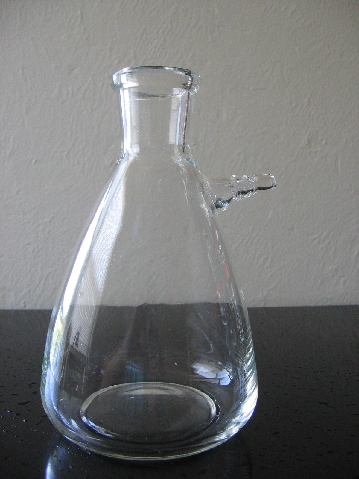 Lab filtering flask suction Erlenmeyer Flask 125ml Porcelain funnel ...