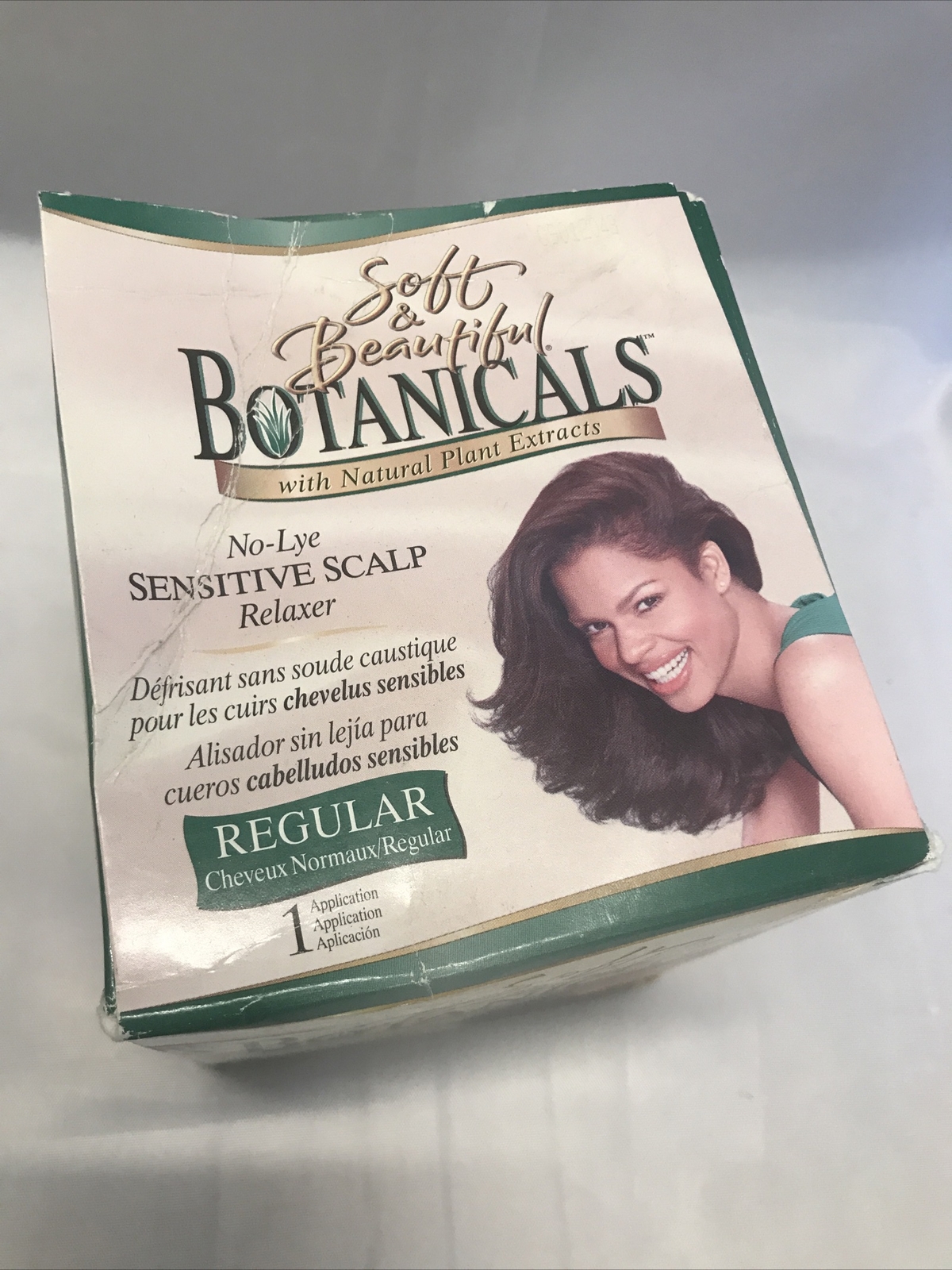 Soft & Beautiful Botanicals No-Lye Sensitive Scalp Relaxer, Regular ...