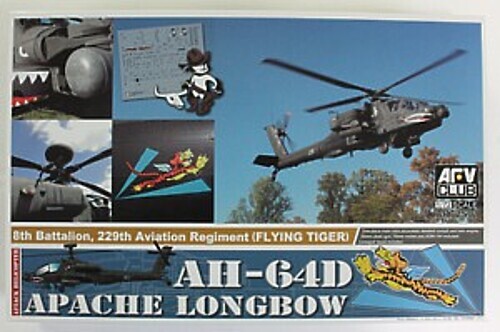 AFVClub AH-64D Apache Longbow 8th Batt. - Plastic Model Helicopter Kit - 1/72 | eBay