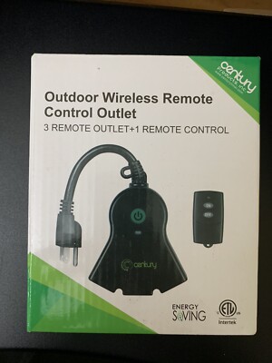 Century Productd Outdoor Wireless Remote Control Outlet | eBay