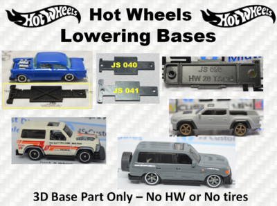 Custom Lowering Bases for Hot Wheels - 1:64 3D Printed Parts | eBay