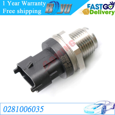 NEW FUEL RAIL HIGH PRESSURE SENSOR 0281006035 for HYUNDAI KIA 2.0 2.2 3 ...