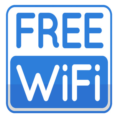 Free Wi-fi WIFI Wi-Fi Adhesive Sticker Decal for Business Cafe Pub ...